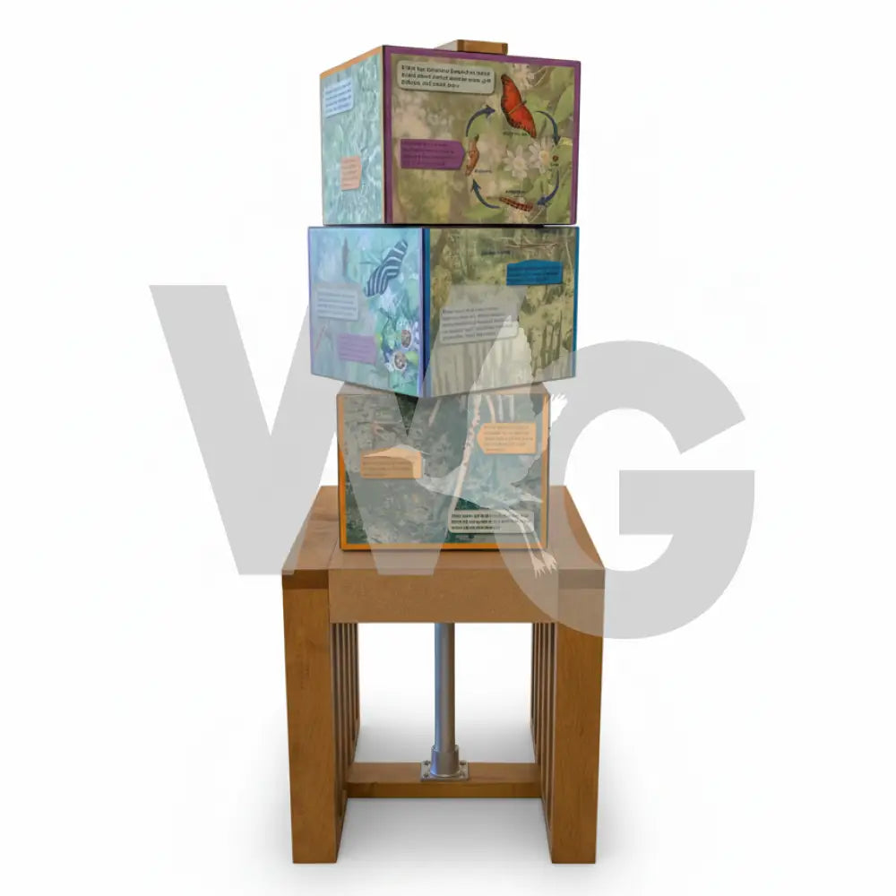 Vertical Spin Cube Exhibit – Wilderness Graphics, Inc.