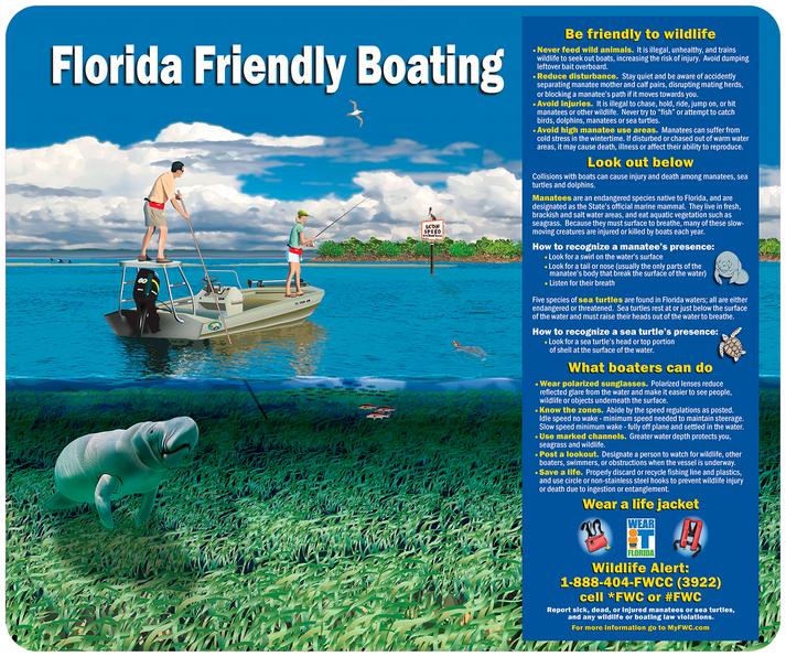 Florida Friendly Boating Sign – Wilderness Graphics, Inc.